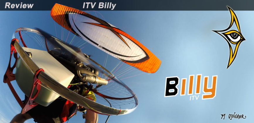 ITV Billy, review of reflex paraglider - ojovolador.com